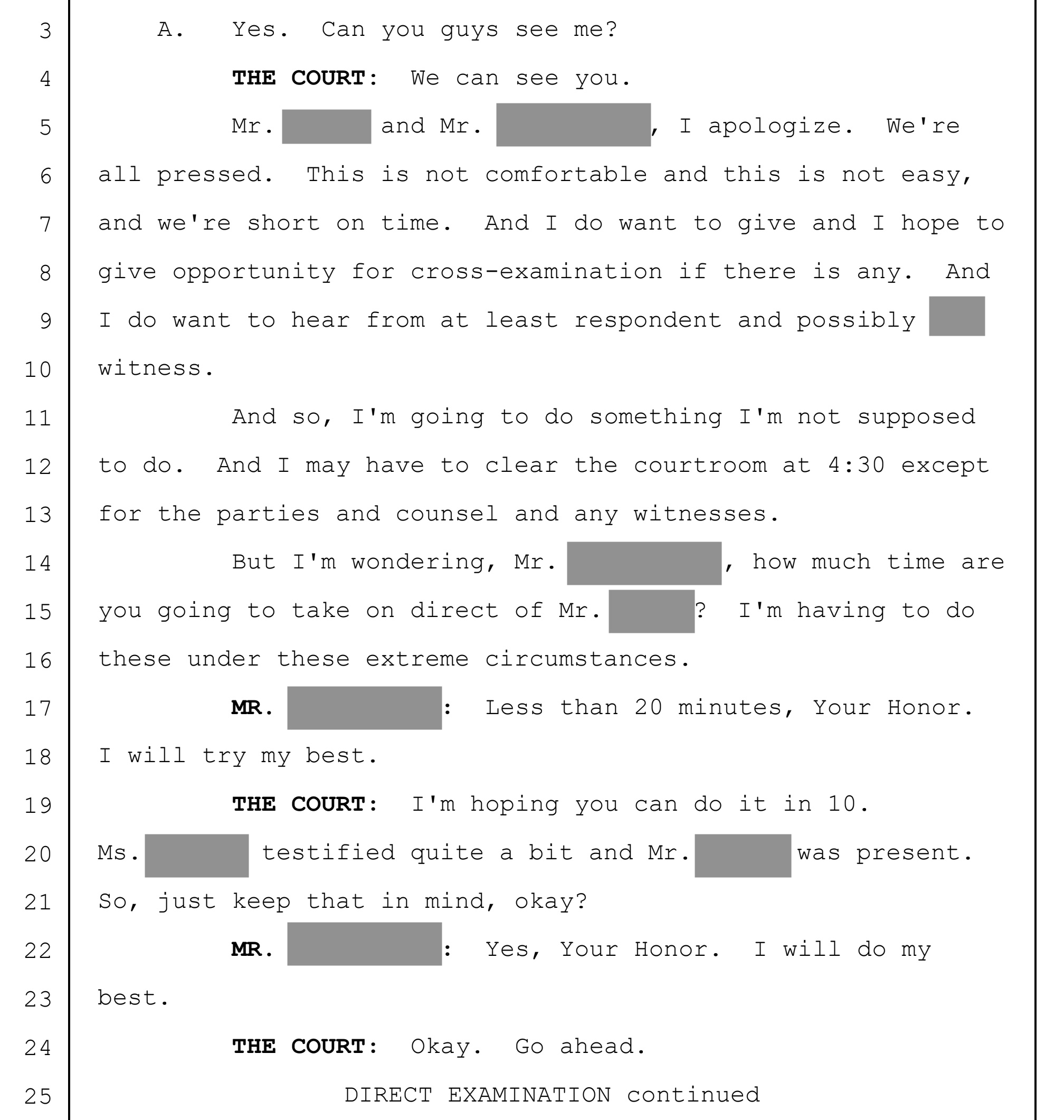 Why Did Judge Tamiza Hockenhull Rush The Respondent’s Case in a DVRO Trial?